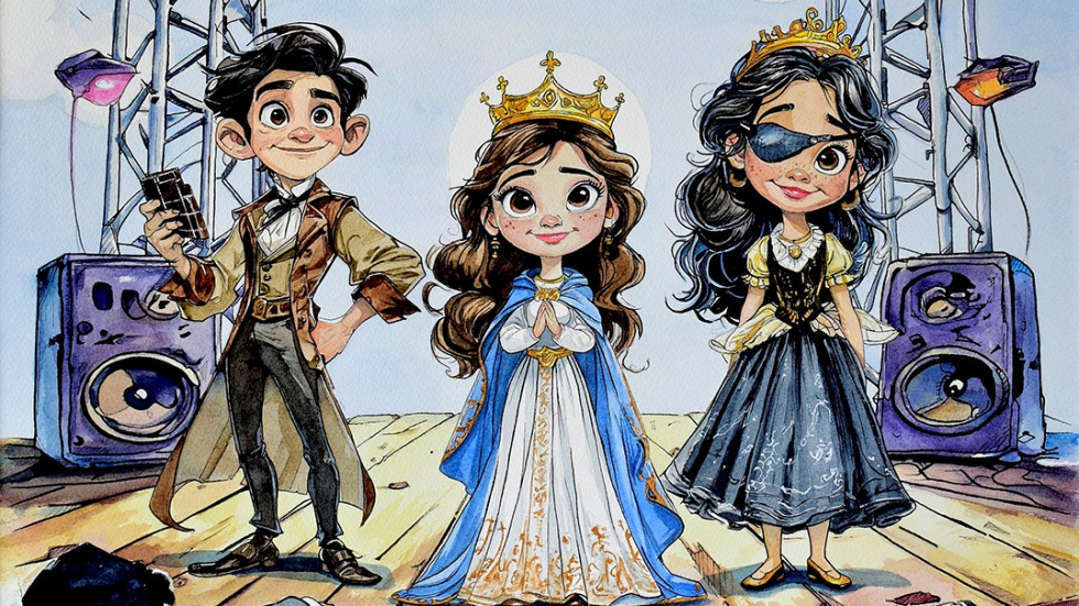 Personajes históricos de Pinto al estilo Disney: así es el cartel ...